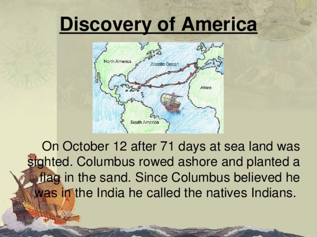 Презентация "Famous travellers. Christopher Columbus"