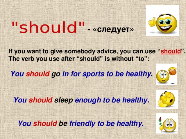 Modal Verb Should