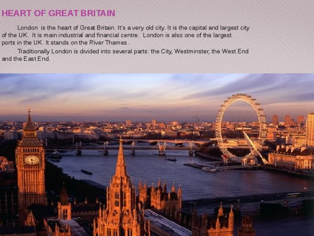Welcome to London
