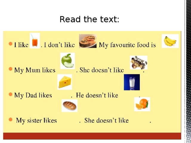 Now I know... All things I like