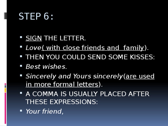 " how to write a personal letter"