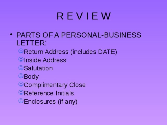 Презентация на тему:"Business Letters,Telexes.Participle II"