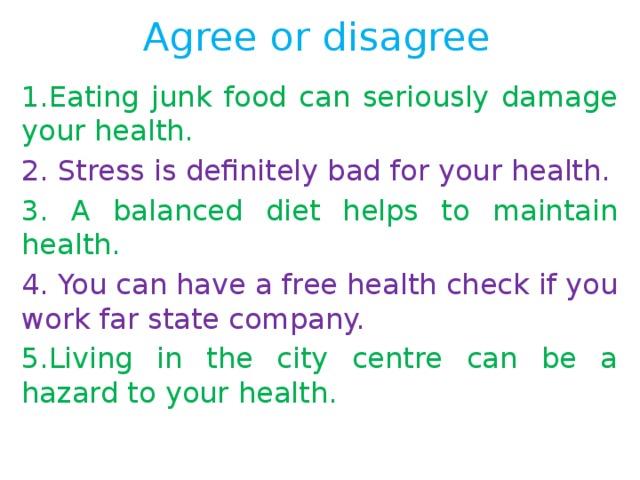 Презентация по теме "Health"