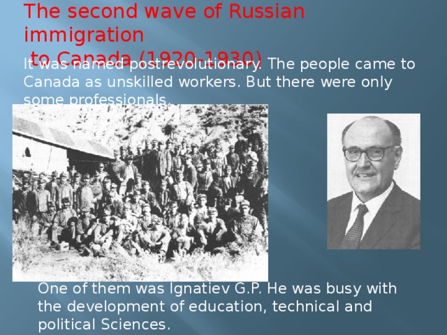 Презентация "The Russians in Сanada"