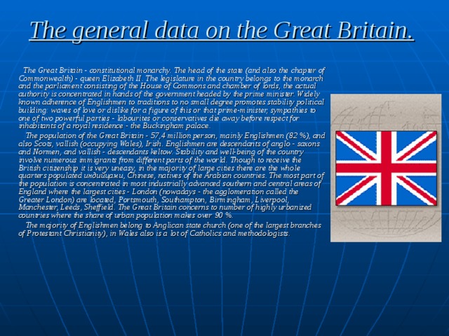Sights of Great Britain.