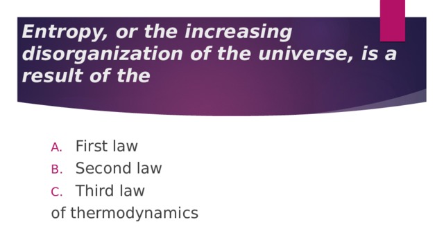 Thermodynamics Revision Test