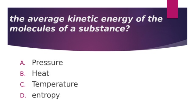 Thermodynamics Revision Test