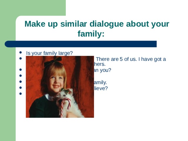 Family and relationships