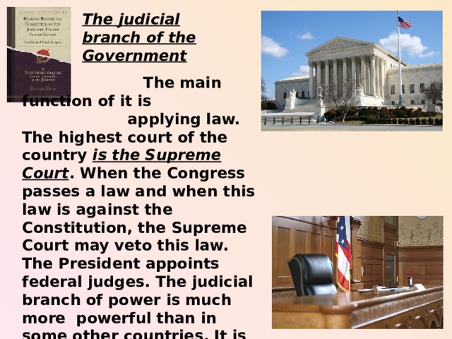 The political system of the USA