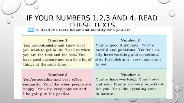 What's your personality?