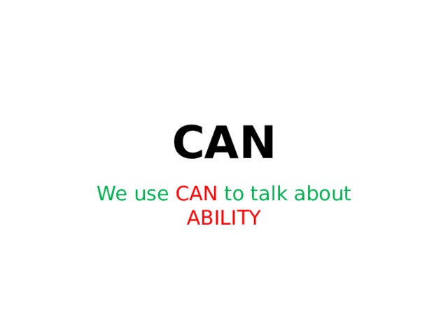 Can - example