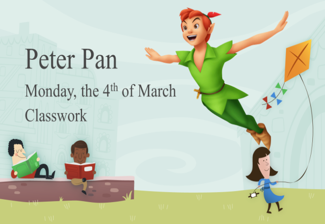 Theme of the lesson:peter pan