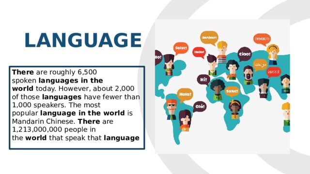 Countries, nationalities and language