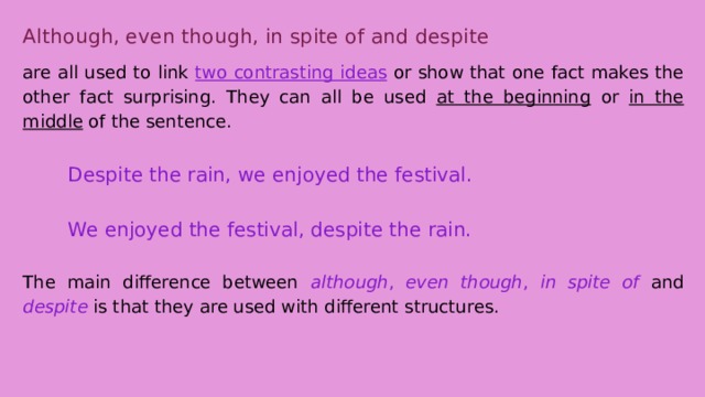 Types of Linkers in English
