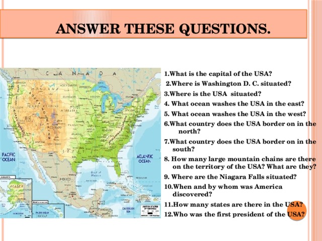 Презентация "The United States of America"