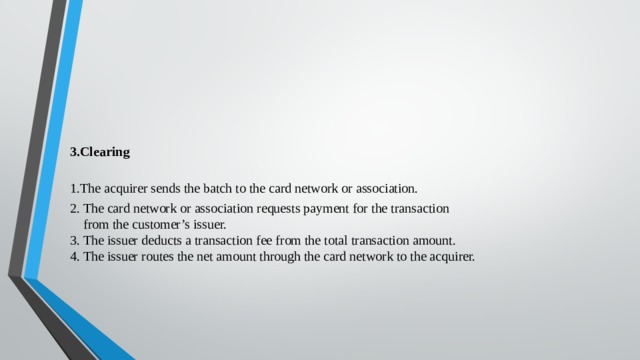 Credit Card Transaction Processing Basics Credit Card Transaction Processing Basics