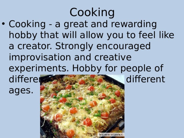 Презентация по теме "Hobby"