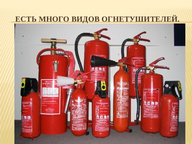 Про огнетушитель - Дошкольное образование - Презентации - Дошкольникам
