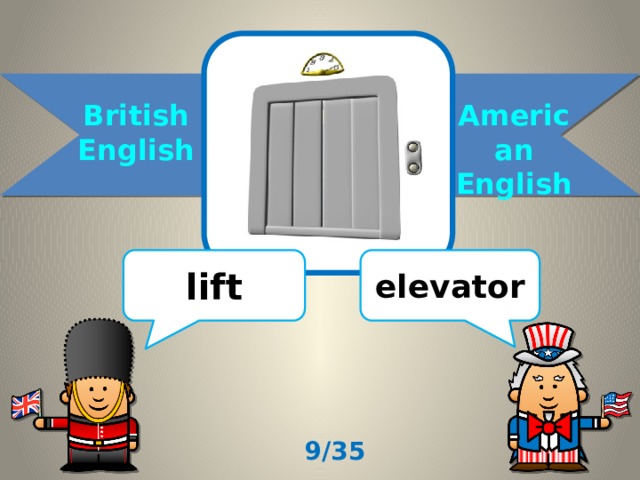 British English or Amerikan