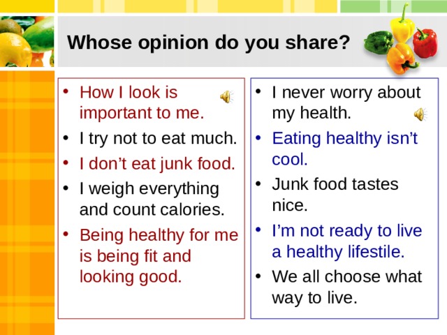 Урок английского языка "Healthy Eating" в Spotlight 10.
