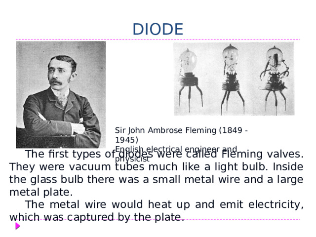 Презентация на английском языке "Diods and Resistors. Resistors Color Code"