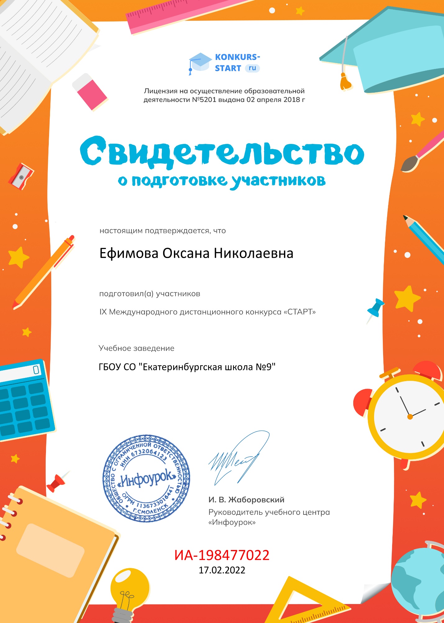 Портфолио: сертификаты, благодарности, грамоты.