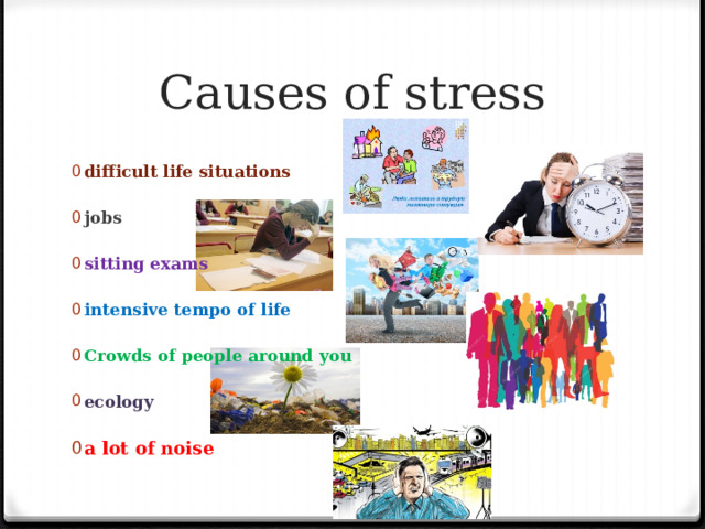 "Stress in our life"