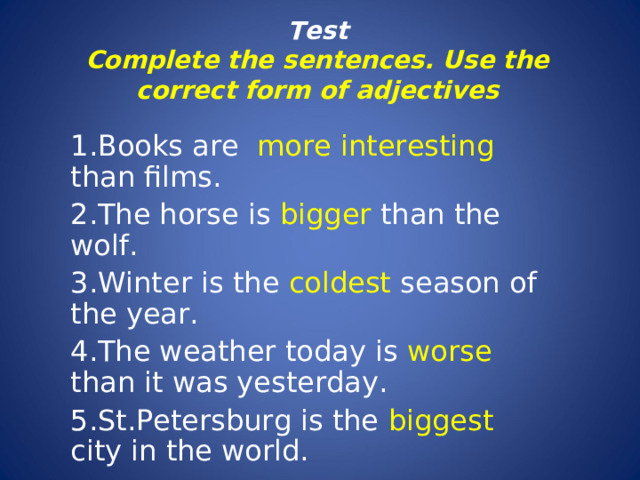 Презентация к уроку "COMPARING PEOPLE ANIMALS OR THINGS"