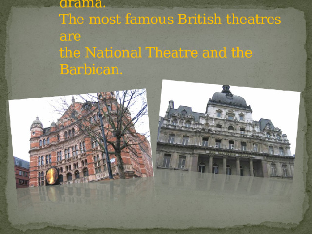 British Theatre. - Английский язык - Презентации