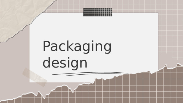 Электронная презентация "Packaging design" для студентов, обучающихся ...