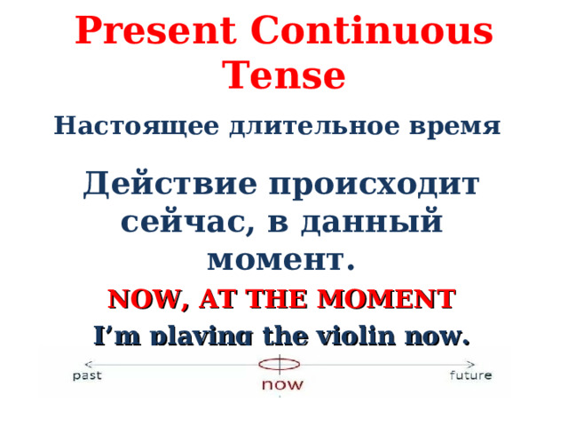 Презентация по теме Present Continuous