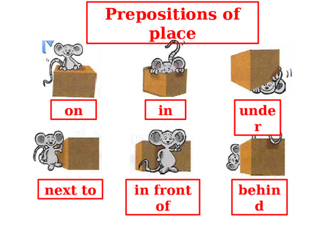 Prepositions of place (3 класс. Spotlight)