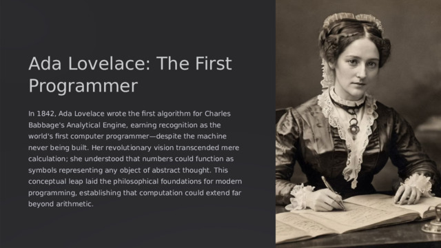 Презентация The history of the programmer's profession.